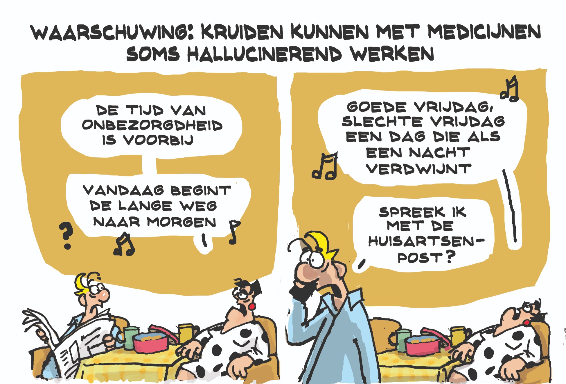 Toos & Henk - Cartoons