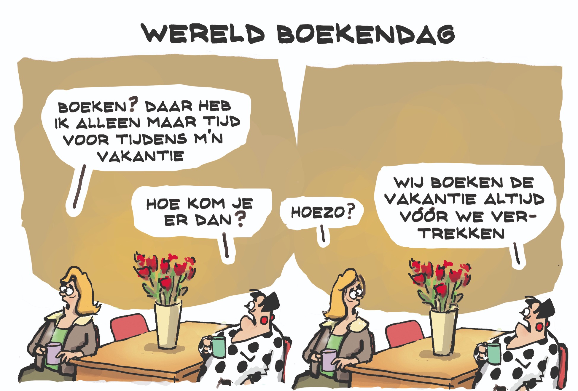 Toos & Henk - Cartoons
