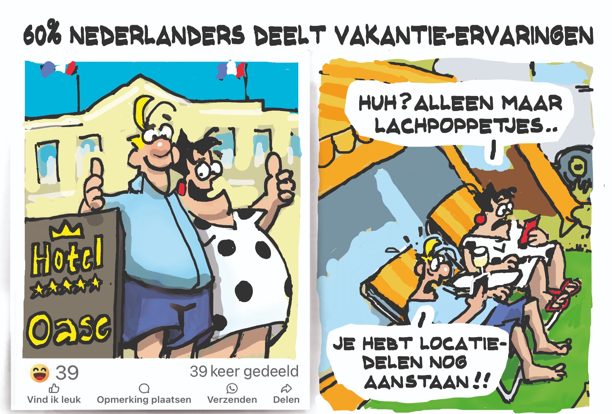 Toos & Henk - Cartoons
