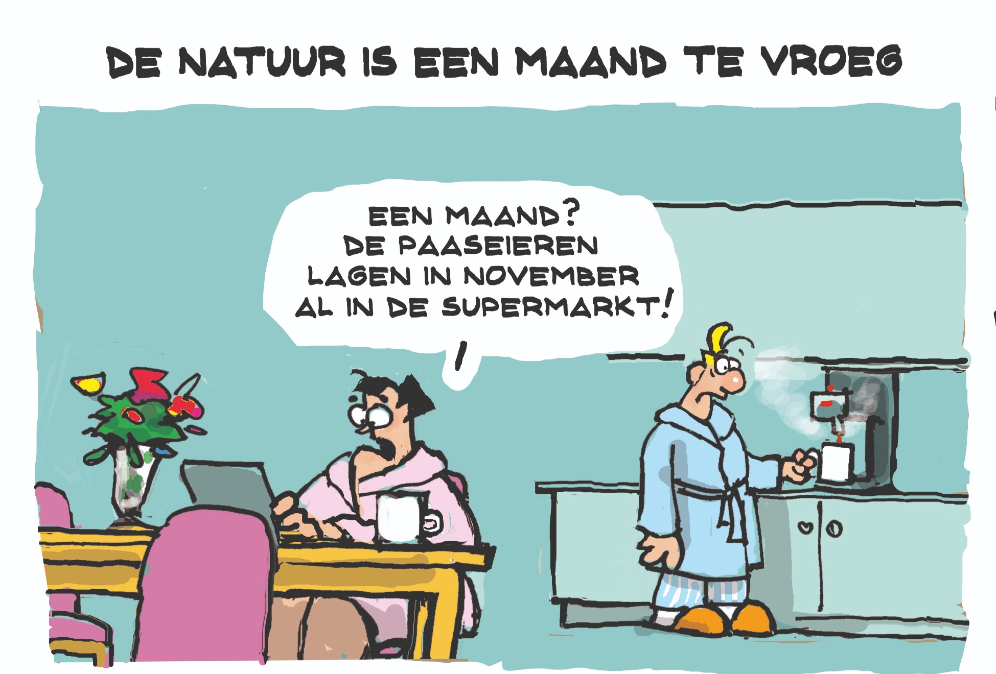 Toos & Henk - Cartoons