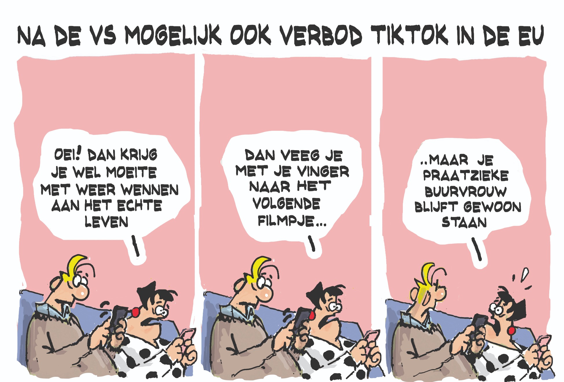 Toos & Henk - Cartoons