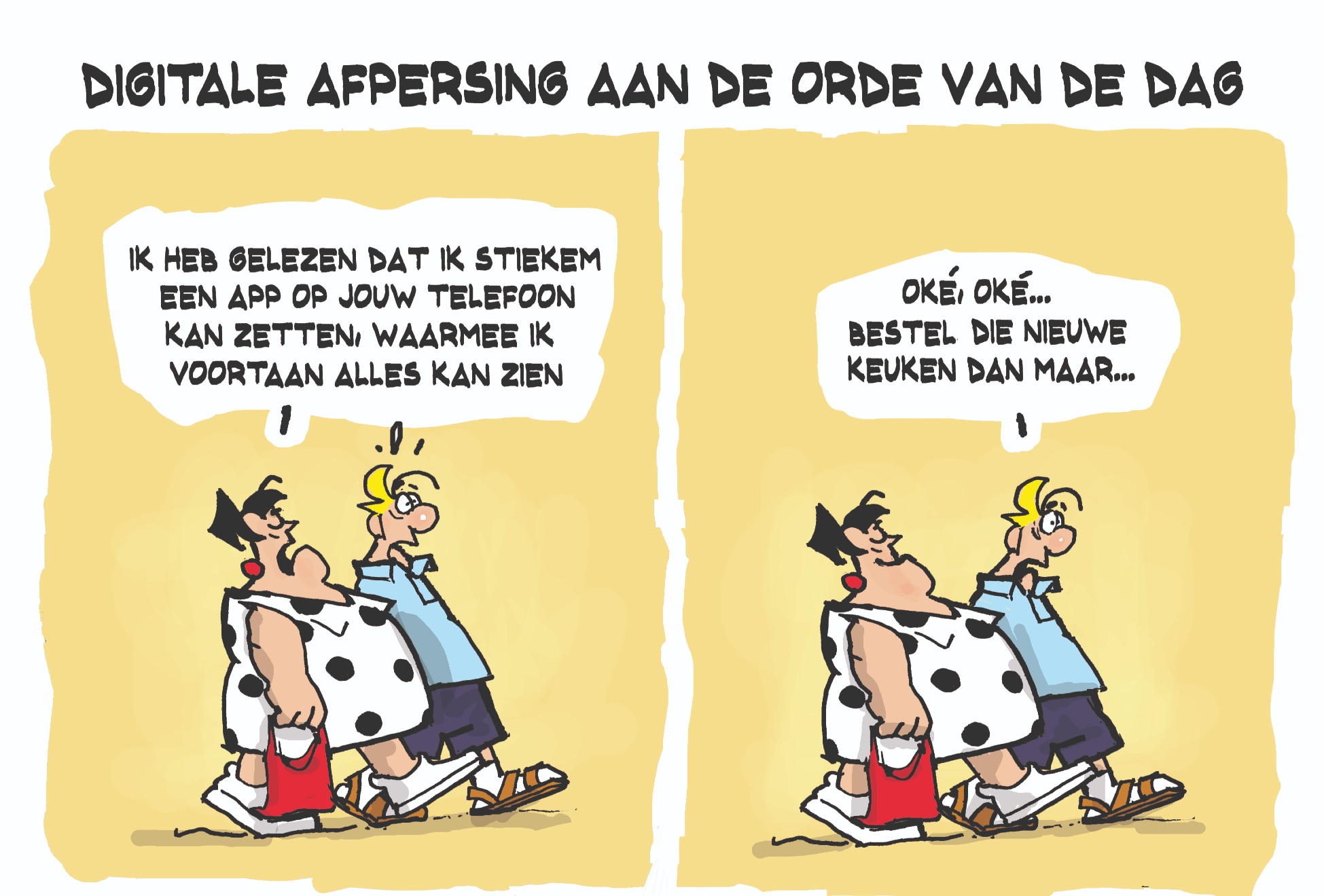 Toos & Henk - Cartoons