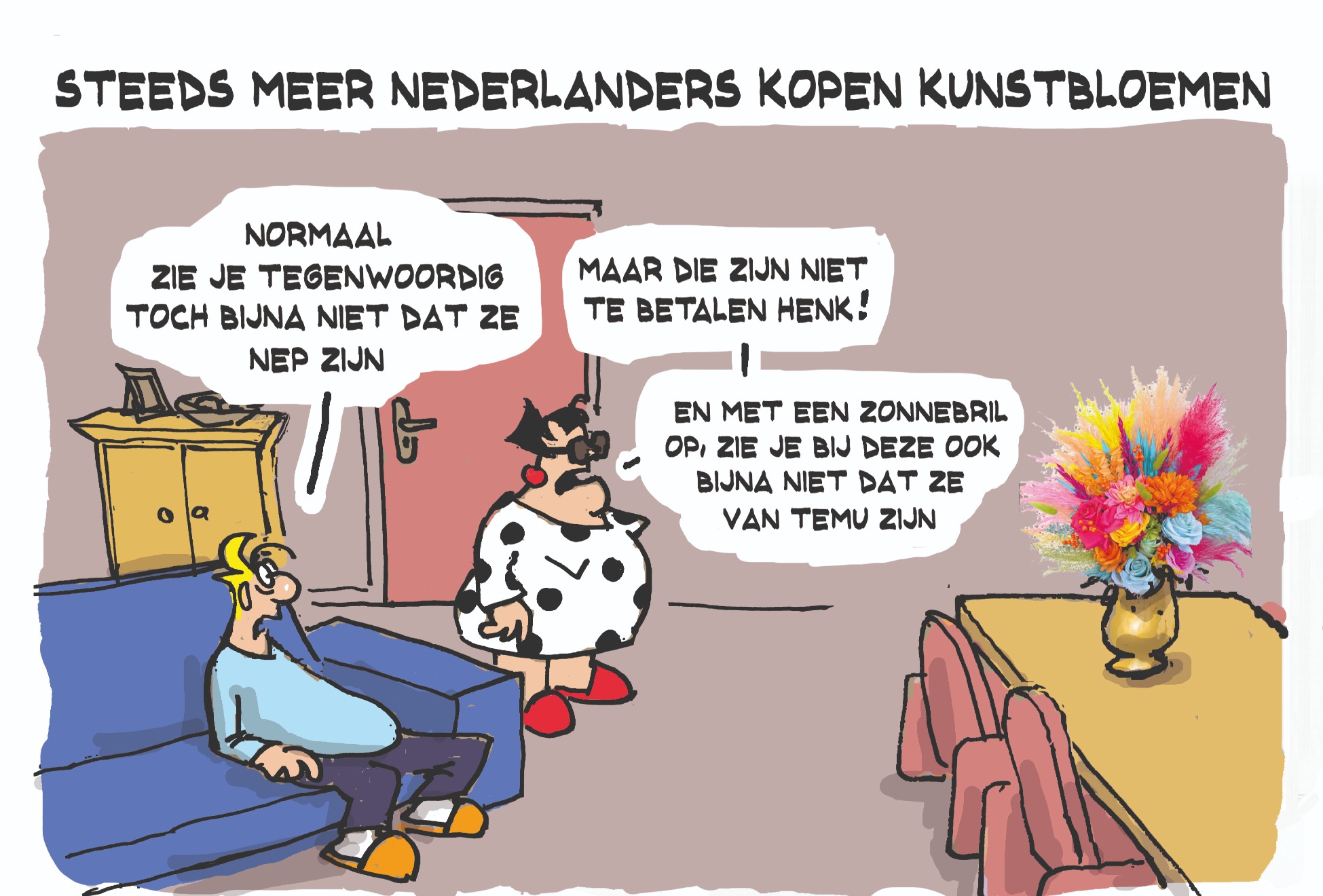 Toos & Henk - Cartoons